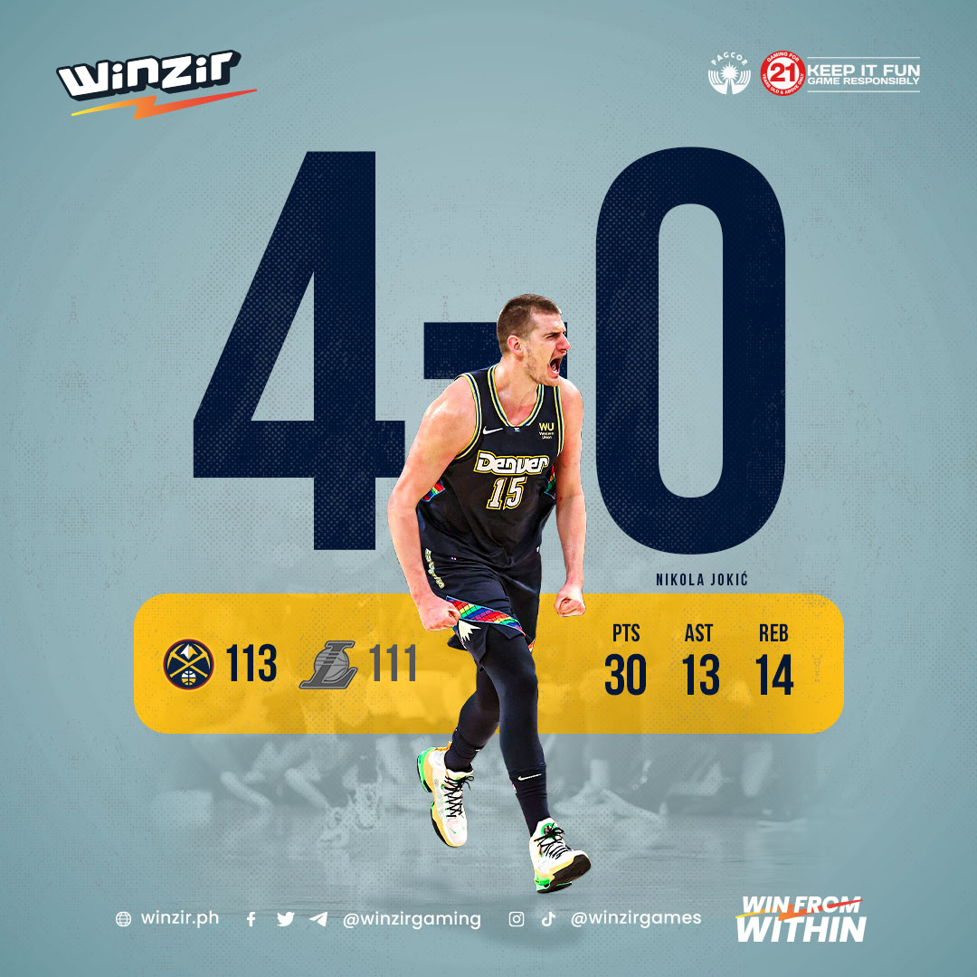 Nuggets Make History, Sweep Lakers in Epic Comeback Showdown