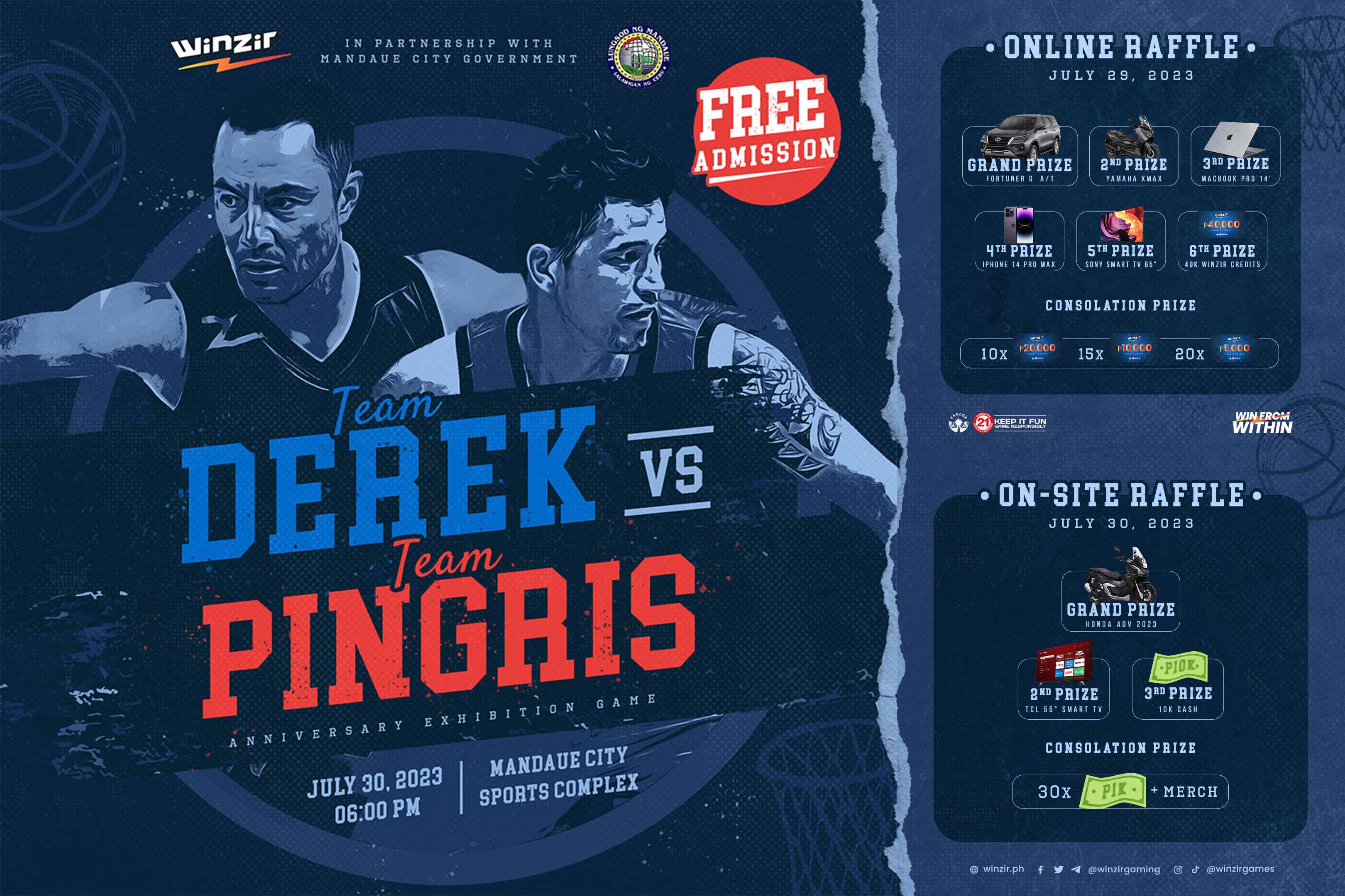 WinZir Anniversary Grand Raffle Draws!