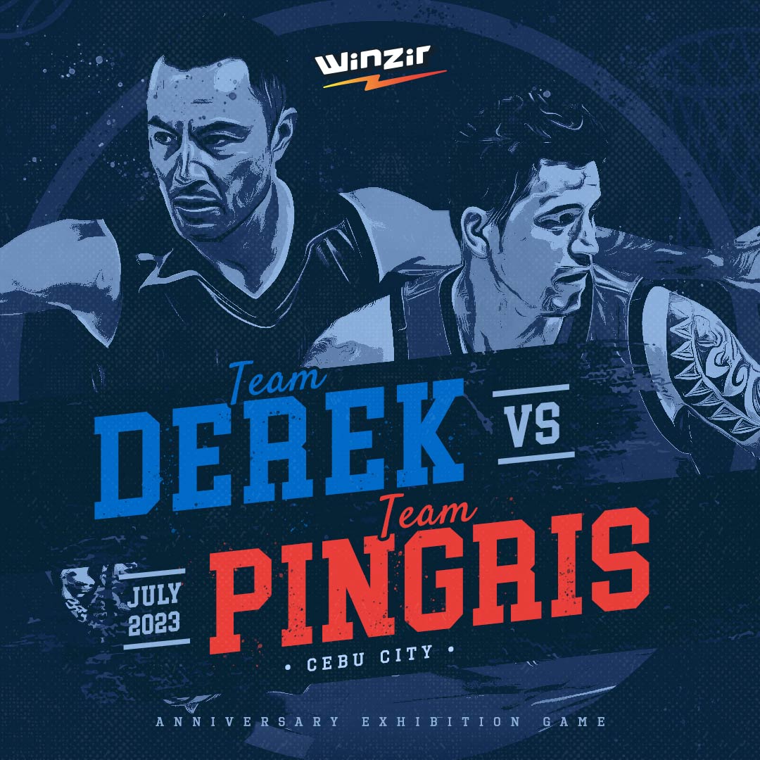 Team Derek vs Team Pingris in the Hottest Anniversary Exhibition Game
