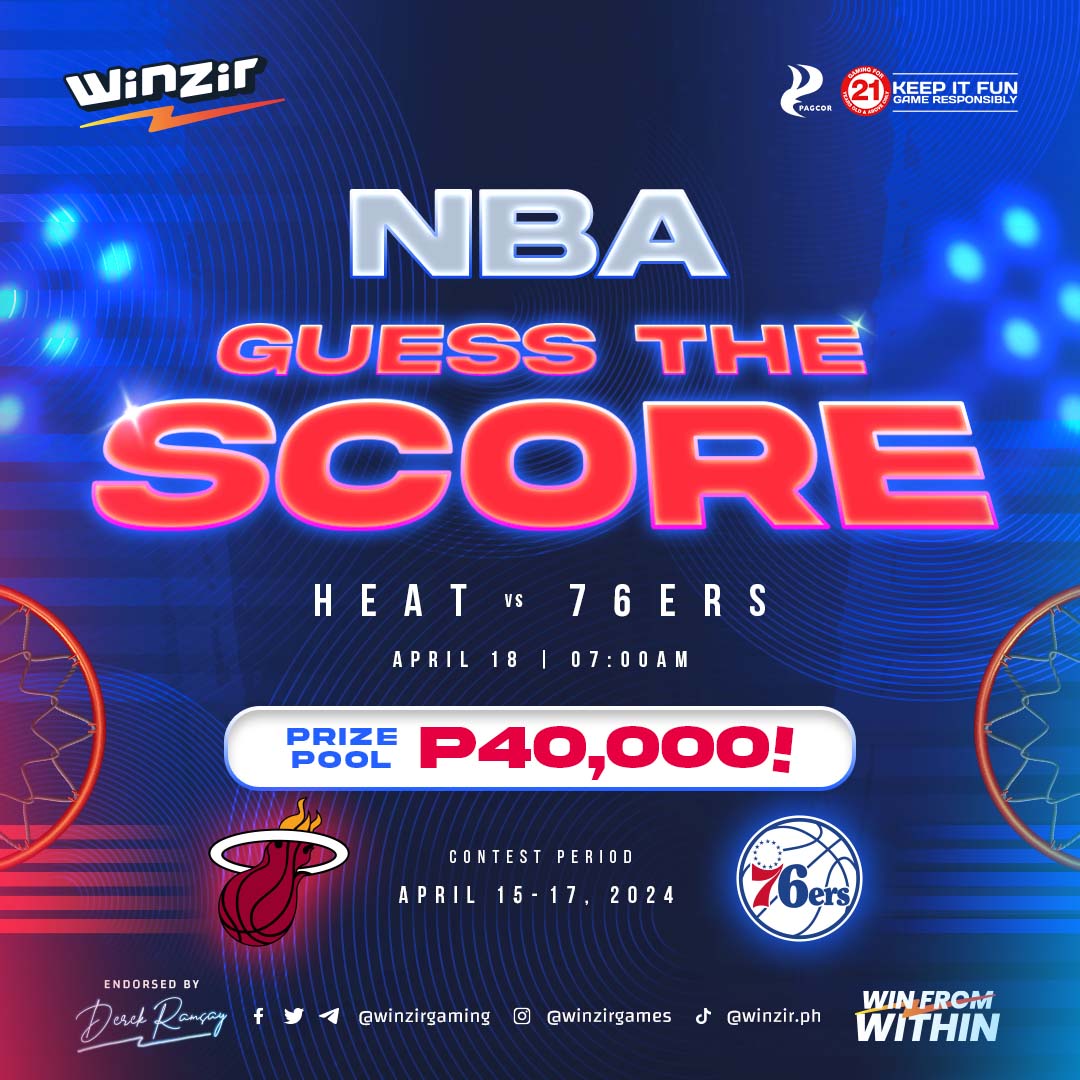 Guess The Score Challenge with P40,000 Jackpot Prize