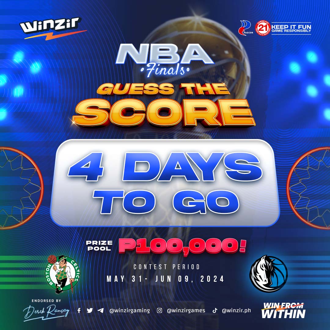 4 Days To Go : Win P100,000 in the WinZir's NBA Guess The Score Contest