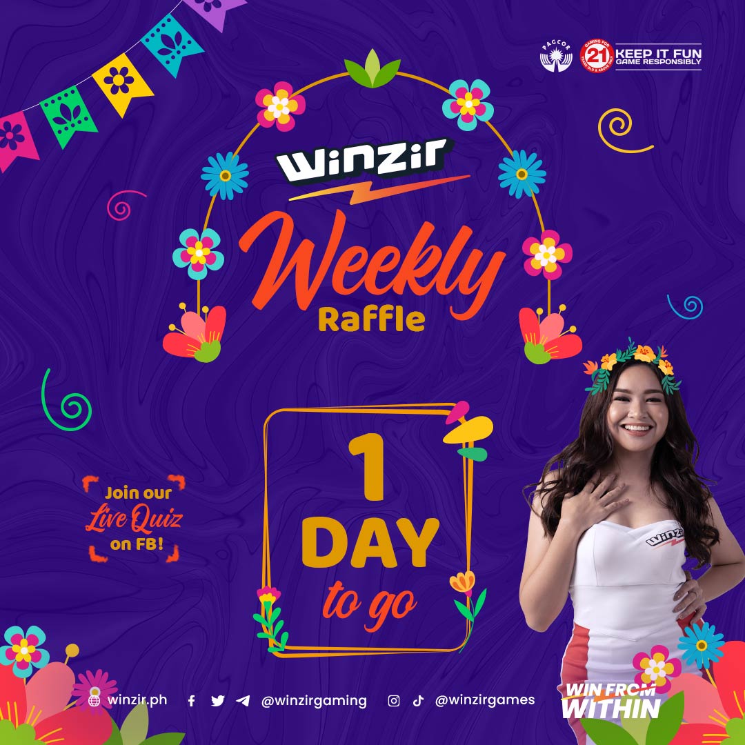 Weekly Raffle | 1 Day to Go!