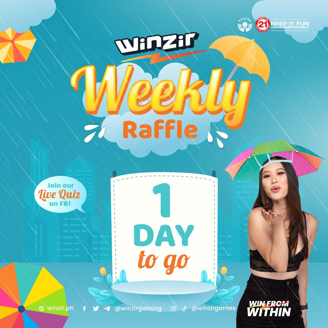 Weekly Raffle | 1 Day to Go!