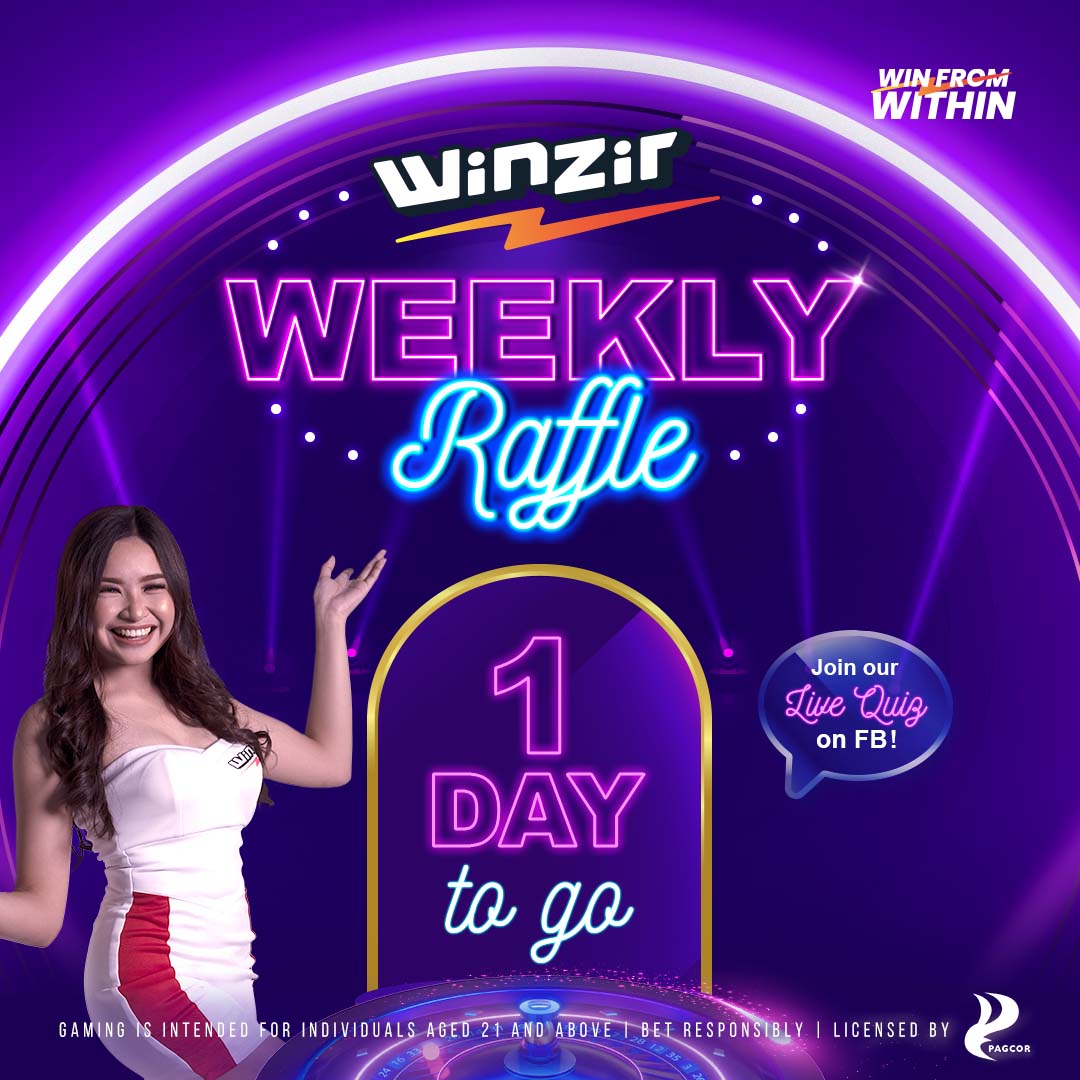 Weekly Raffle | 1 Day to Go!