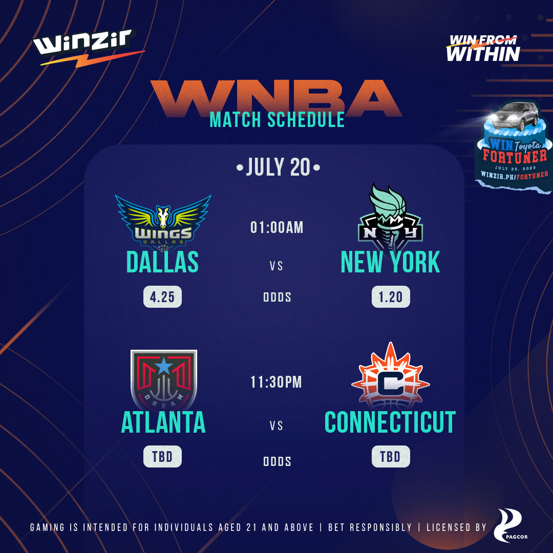 WNBA Match Schedule | July 20