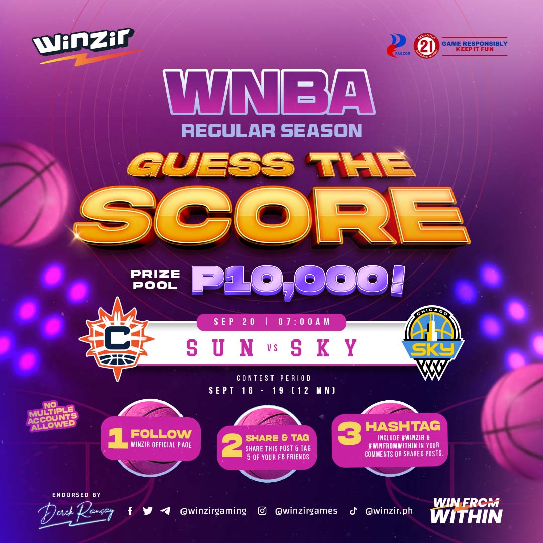GUESS THE SCORE AND WIN P10,000!